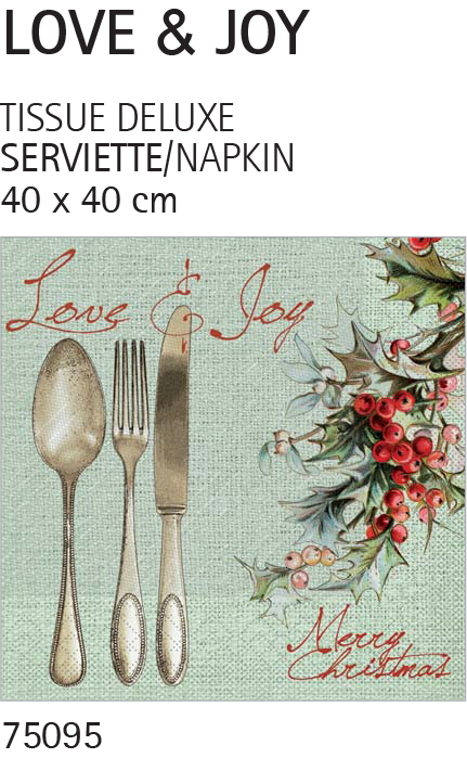 love & joy tissue deluxe napkins – Project Plus LTD